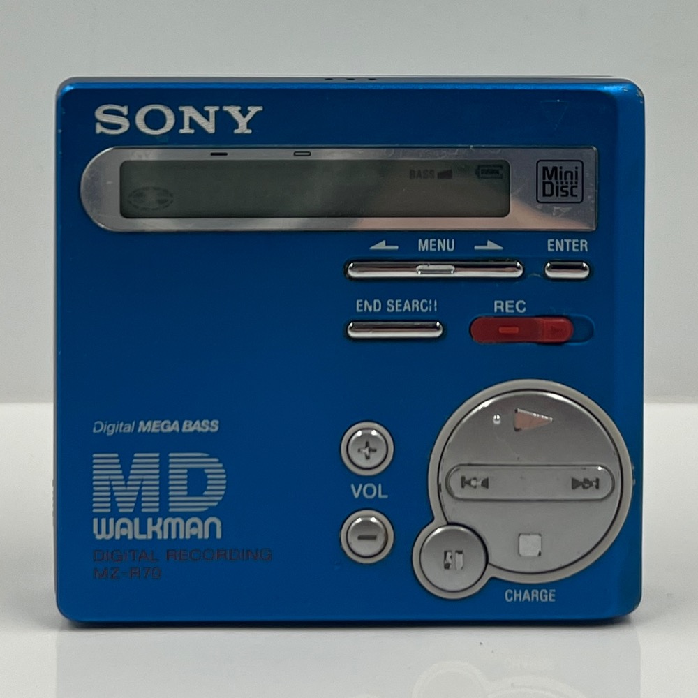 Pre-owned SONY PORTABLE MINI DISC RECORDER MZ-R70 - BLUE - Own4Less